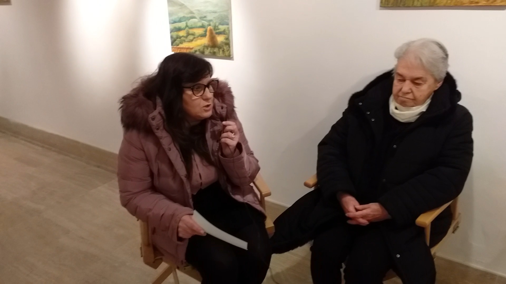 La grande pittura di Simonetta Vitullo nella sala Orsini di palazzo ...