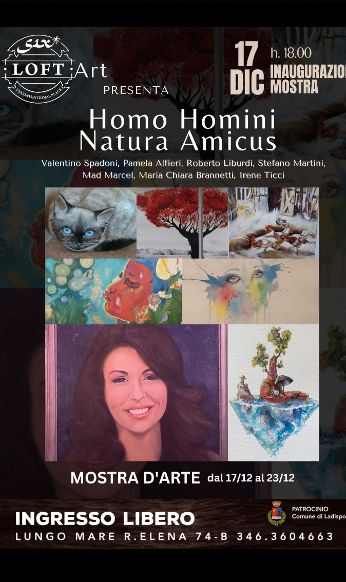 La mostra "Homo homini natura amicus" al Six loft di Ladispoli - Ortica ...
