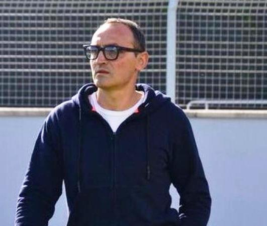 Il direttore sportivo Daniele Lisi ed il difensore Francesco Placidi ...