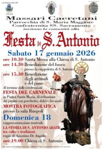 Grande festa a Cerveteri per Sant’Antonio Abate, tra tradizione ...